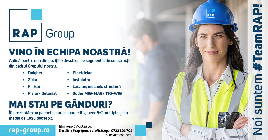 Vino în echipa noastră! - RapGroup
